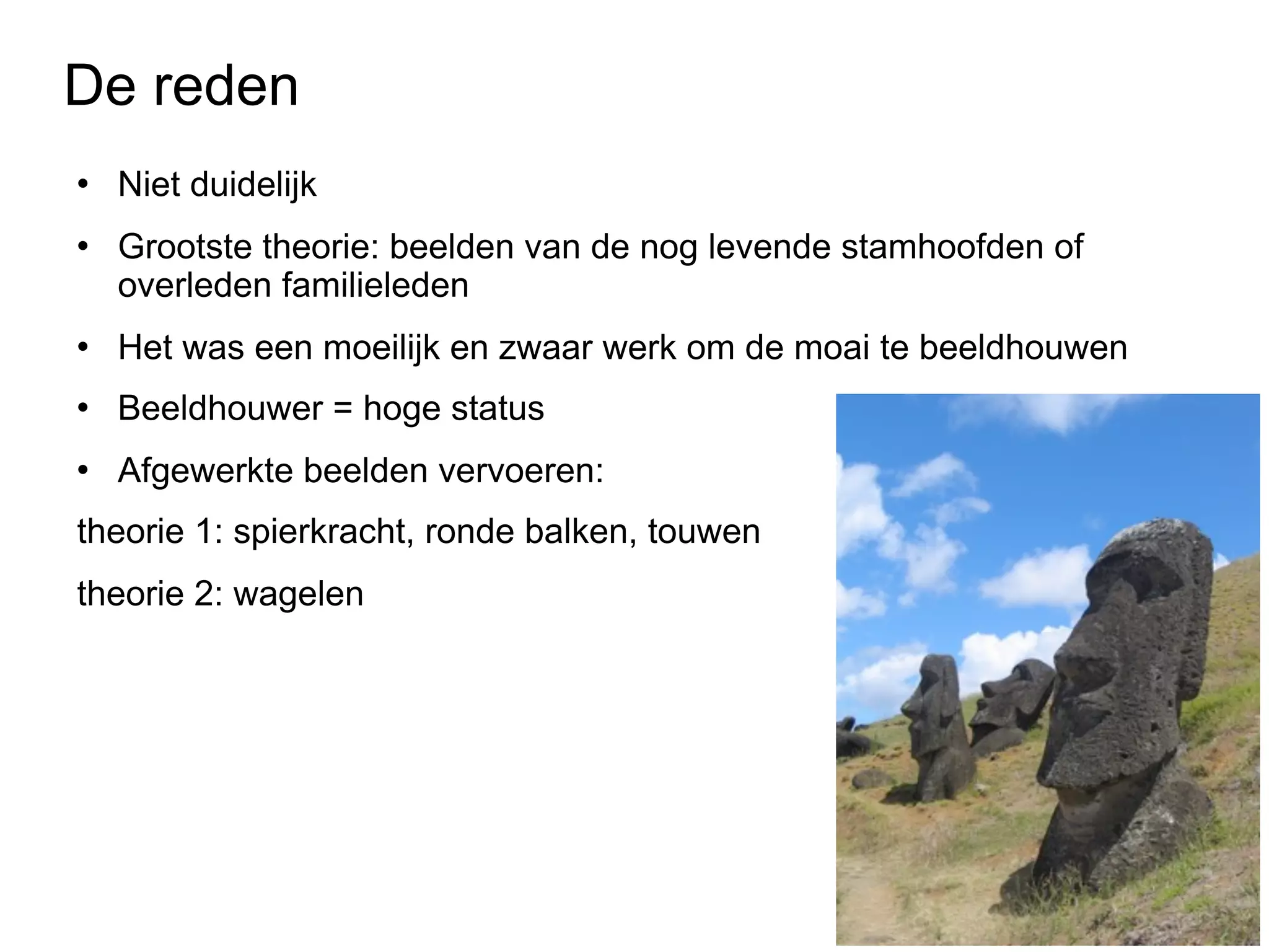 Spreekbeurt moai | KEY