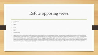 Spre environment argumentative essay | PPT