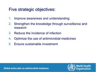 Global Action Plan on Antimicrobial Resistance, Marc Sprenger | PPTX