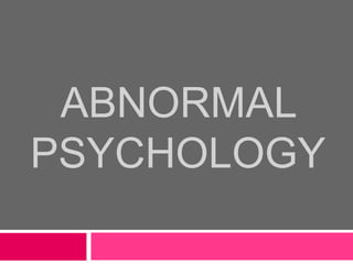 Abnormal Psychology Symbol