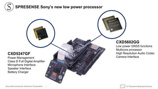 Sony Spresense #Edge computing device with ultra low power | PDF | Computer Peripherals | Computing