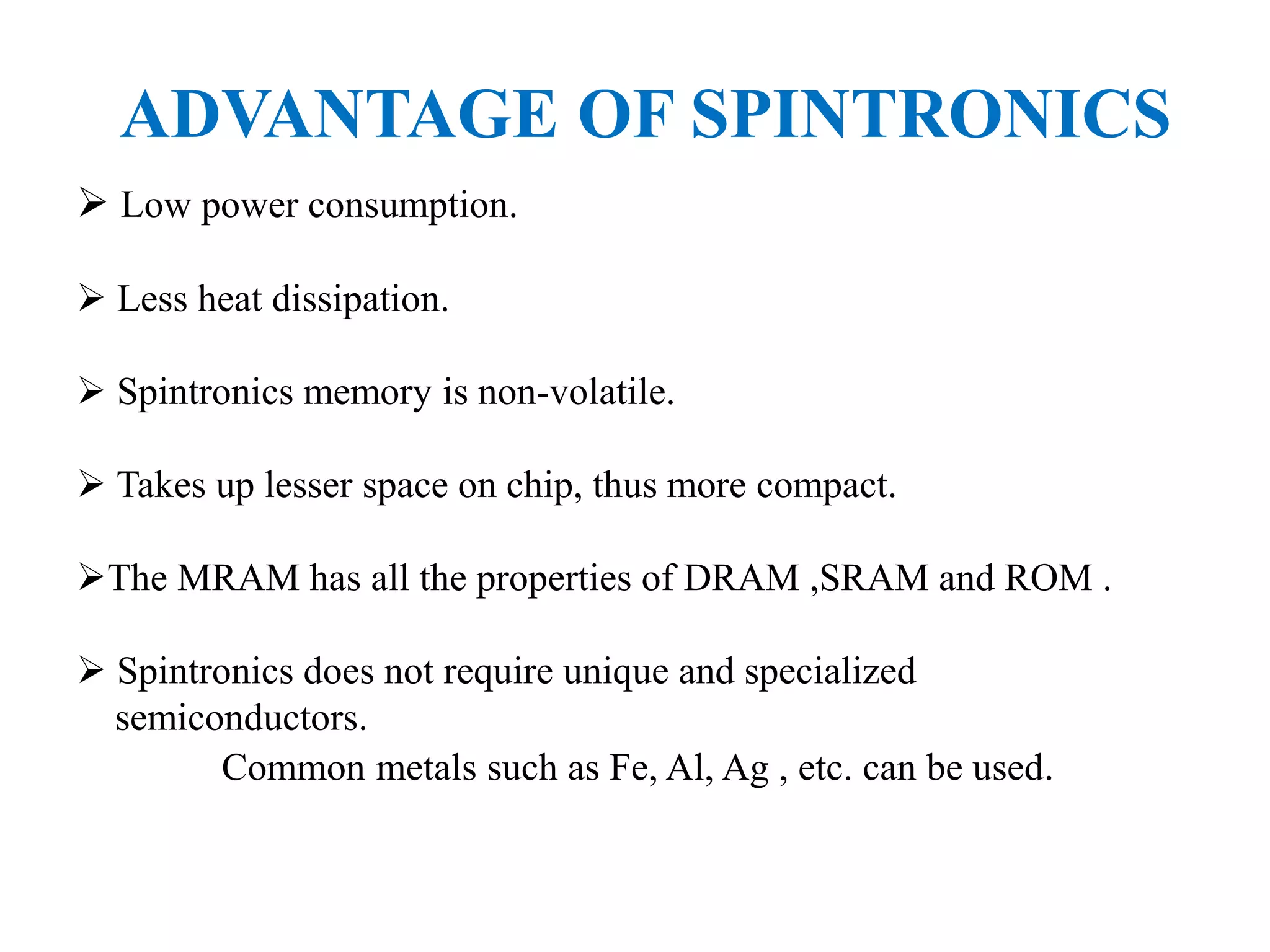 spintronics ppt | PPTX