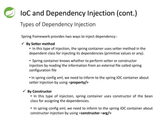 Spring framework | PPTX