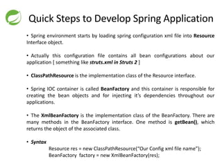 Spring framework | PPTX