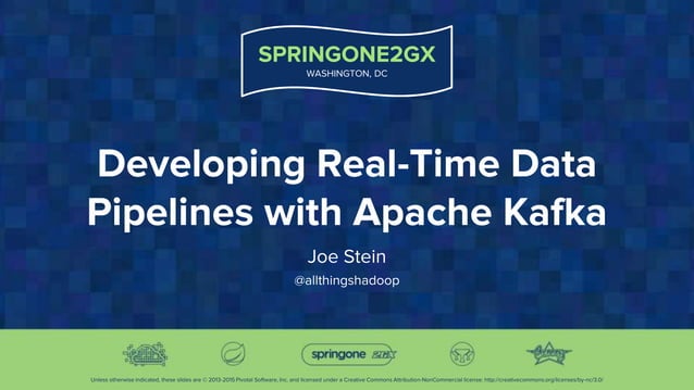 Developing Real-Time Data Pipelines with Apache Kafka | PPT
