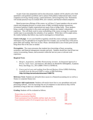 Harvard Extension M | PDF