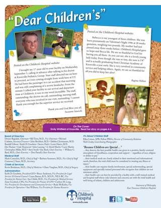 It's About Children - Spring 2013 Issue by East Tennessee Children's ...