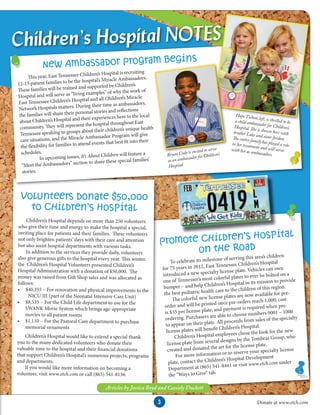 It's About Children - Spring 2013 Issue by East Tennessee Children's ...