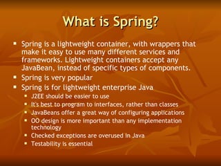 Spring 2.1 Exposed | PPT