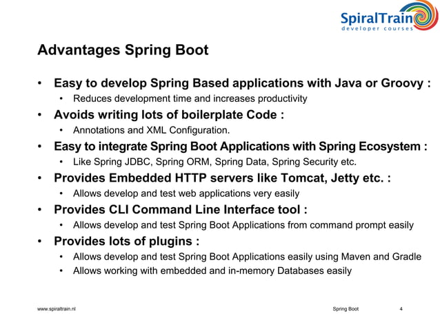 Spring Boot | PPT