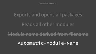 Migrating you Spring Boot application to Java Modules | PPT