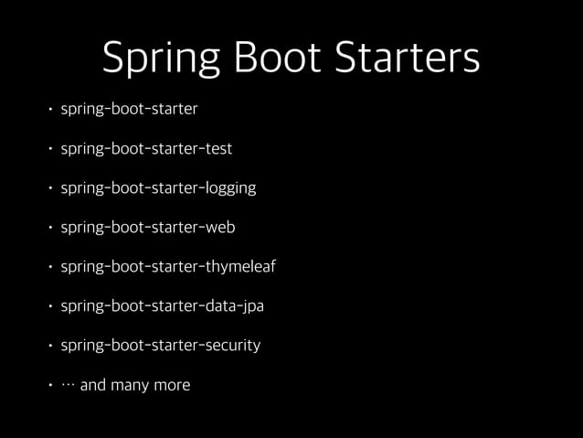 Spring boot-summary(part2-part3) | PPT