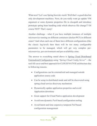 Externalized Distributed Configuration Management with Spring Cloud ...