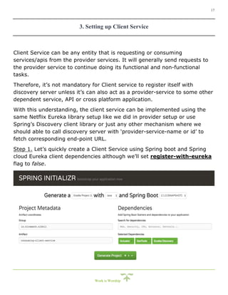 Spring cloud Service-Discovery | PDF