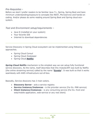 Spring cloud Service-Discovery | PDF