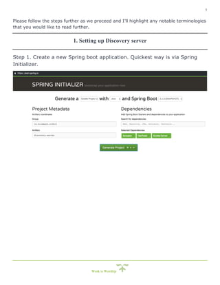 Spring cloud Service-Discovery | PDF