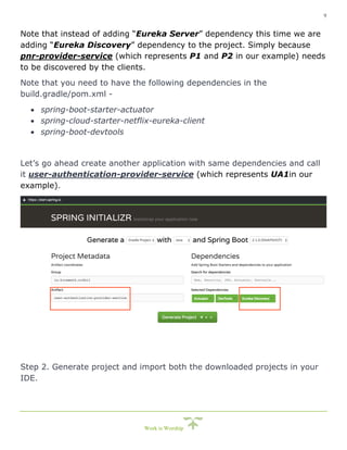 Spring cloud Service-Discovery | PDF