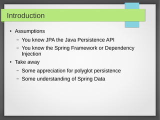 Spring Data in 10 minutes | PPT