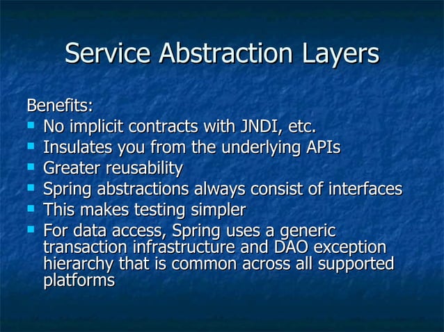 Spring Framework | PPT