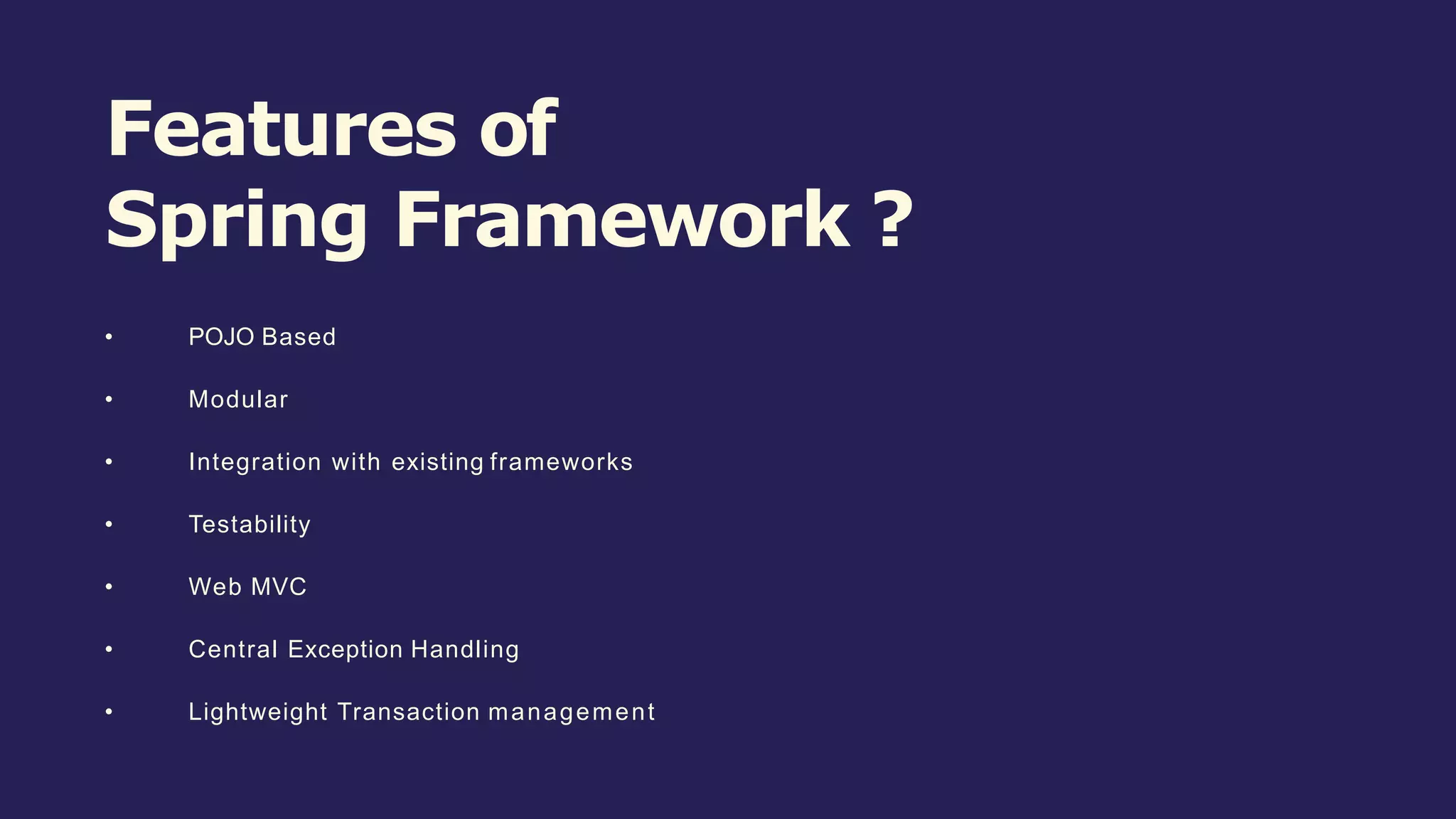 Spring Framework Tutorial Ppt 4621