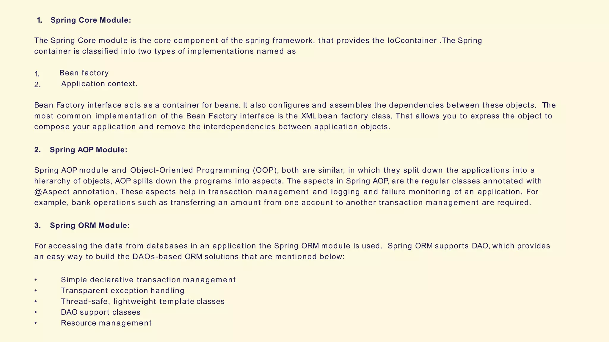 Spring Framework Tutorial Ppt 5041