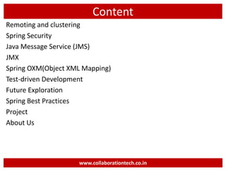 Introduction to Spring Framework | PPTX