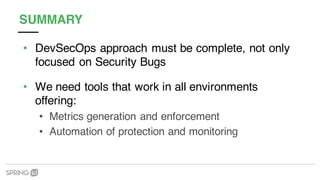 Making DevSecOps a Reality in your Spring Applications | PPT