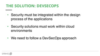 Making DevSecOps a Reality in your Spring Applications | PPT