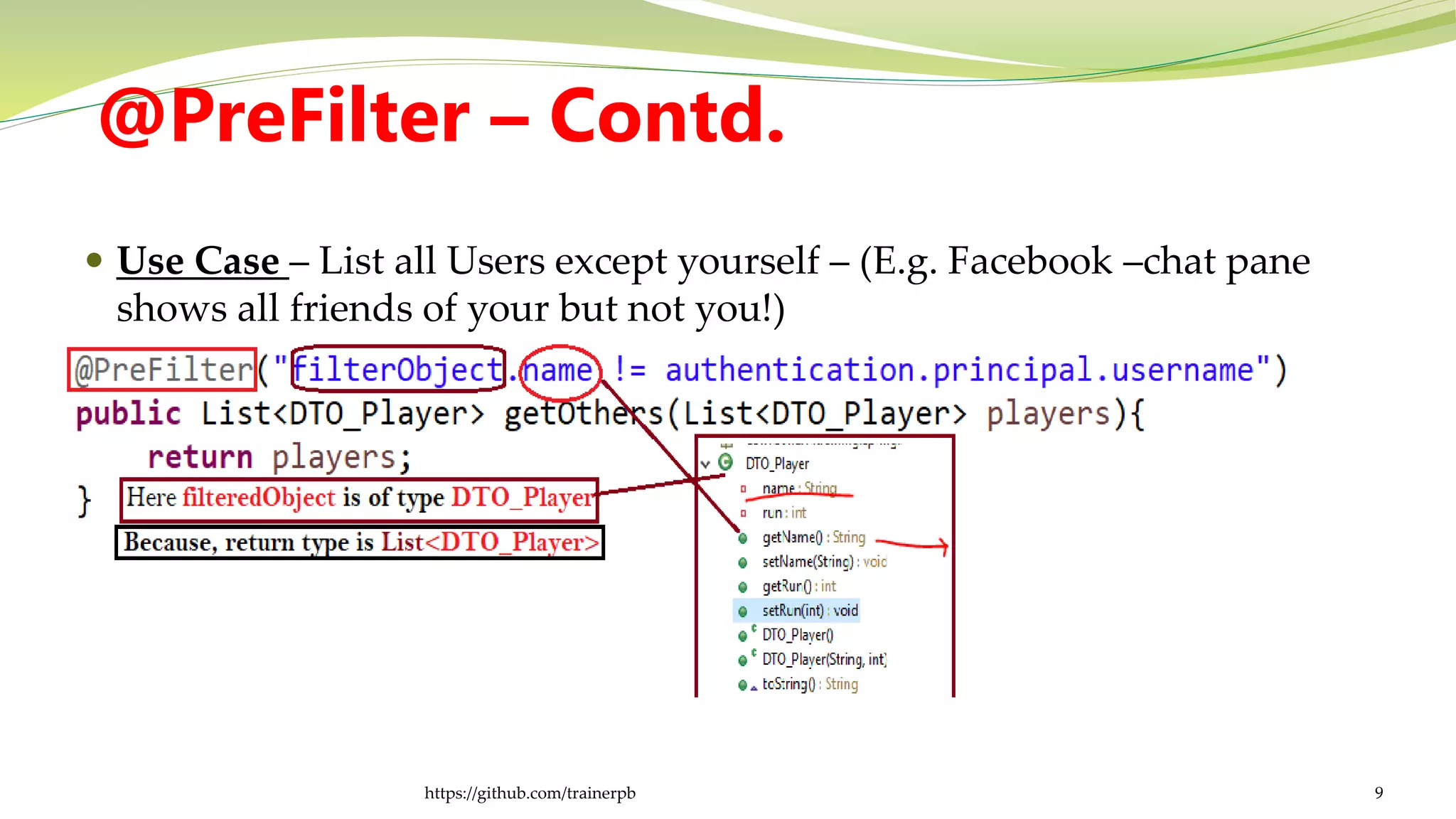 Spring method-level-secuirty | PPTX