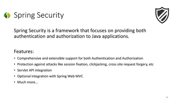 Introduction To Spring Framework Ppt