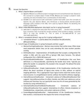 Spring review_for Semester II of Year 4 | PDF