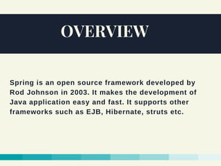 Spring Tutorial for Beginners | PPT