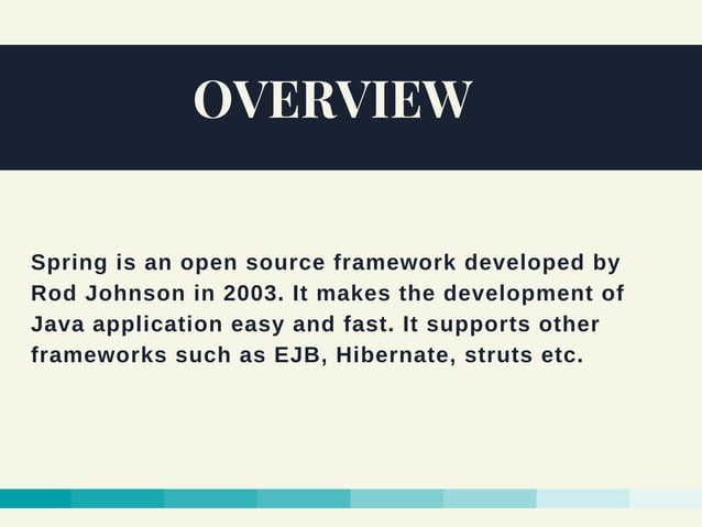 Spring Tutorial for Beginners | PPT