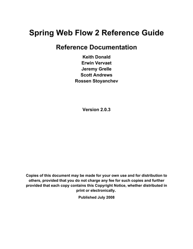 Spring webflow-reference | PDF
