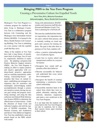 Steve Vitto MAISD MIBLSI PBIS 2010 Spring Newsletter | PDF