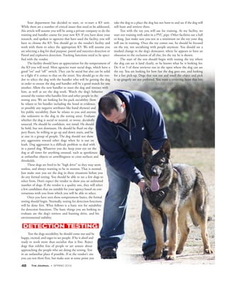 Selecting a Police Dog Candidate | PDF