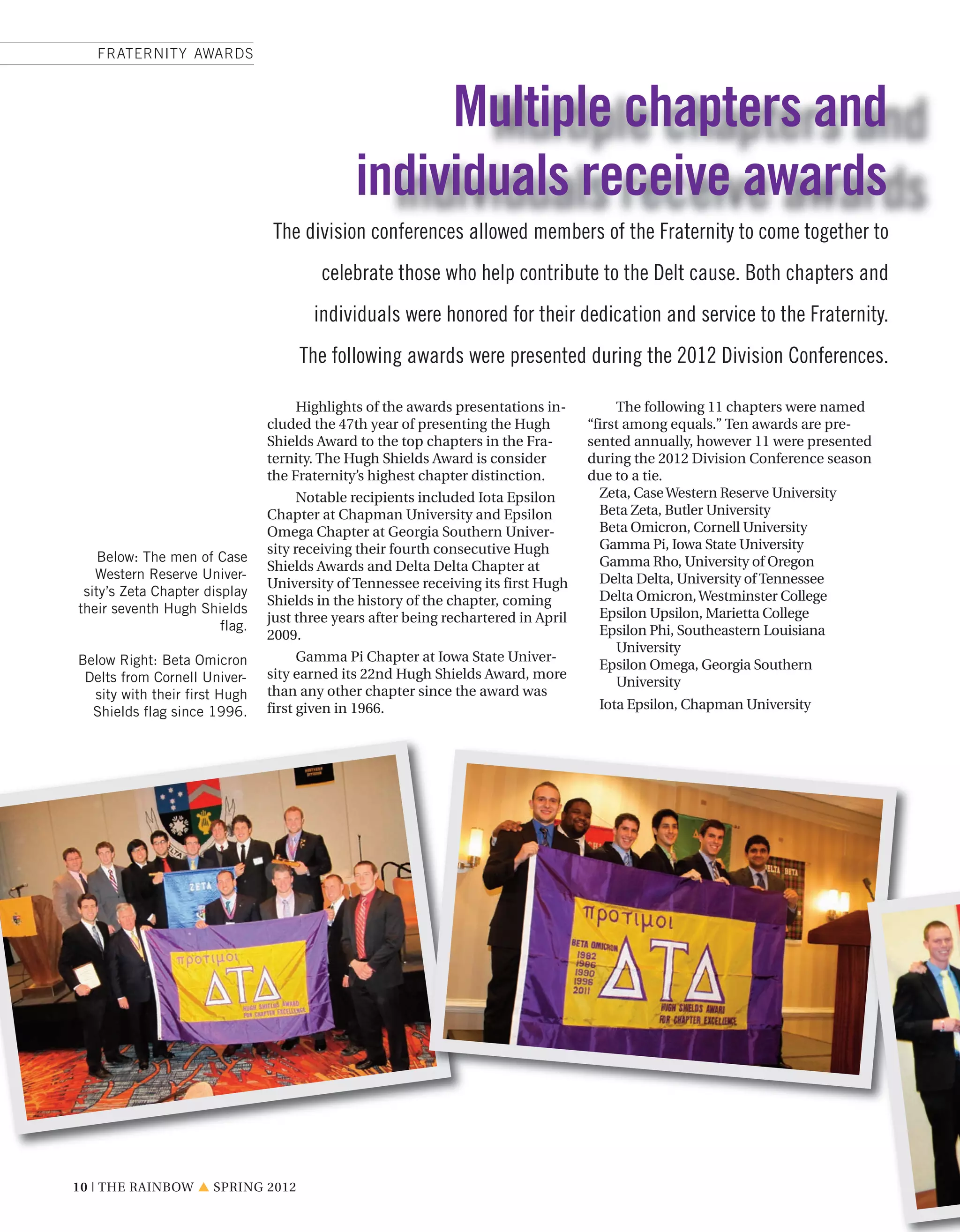 The Rainbow, Spring 2012 | PDF