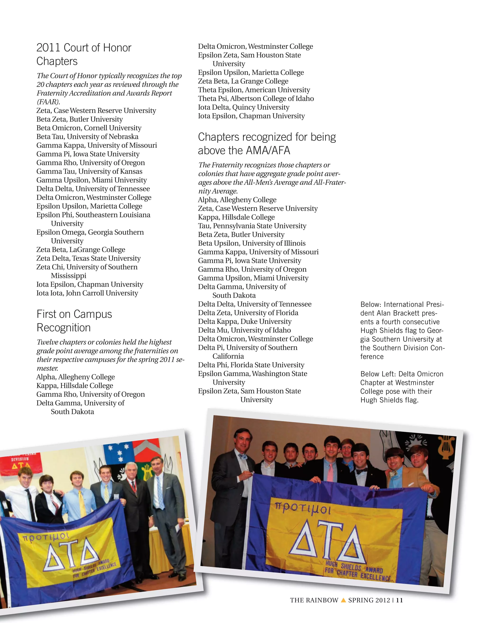 The Rainbow, Spring 2012 | PDF