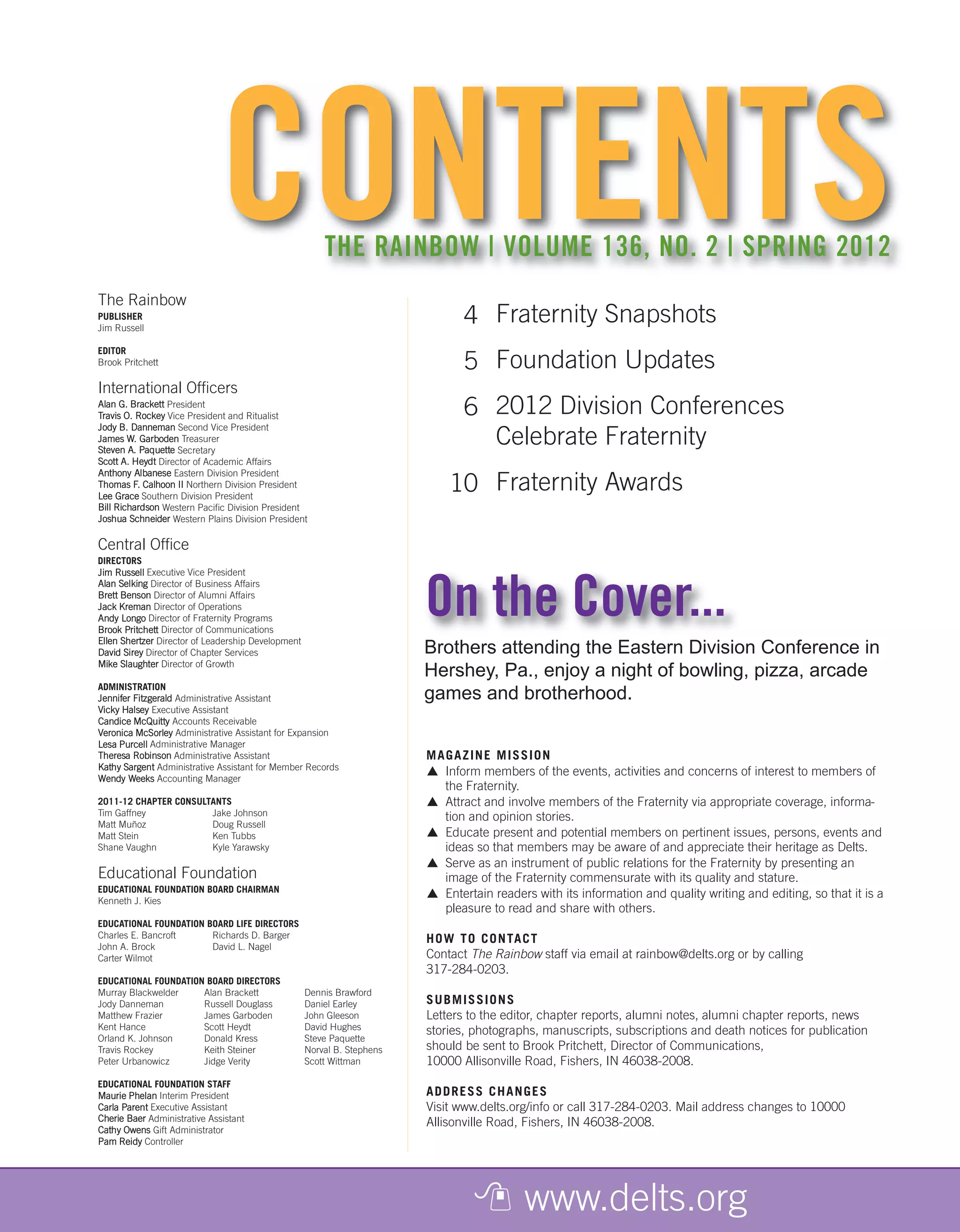 The Rainbow, Spring 2012 | PDF