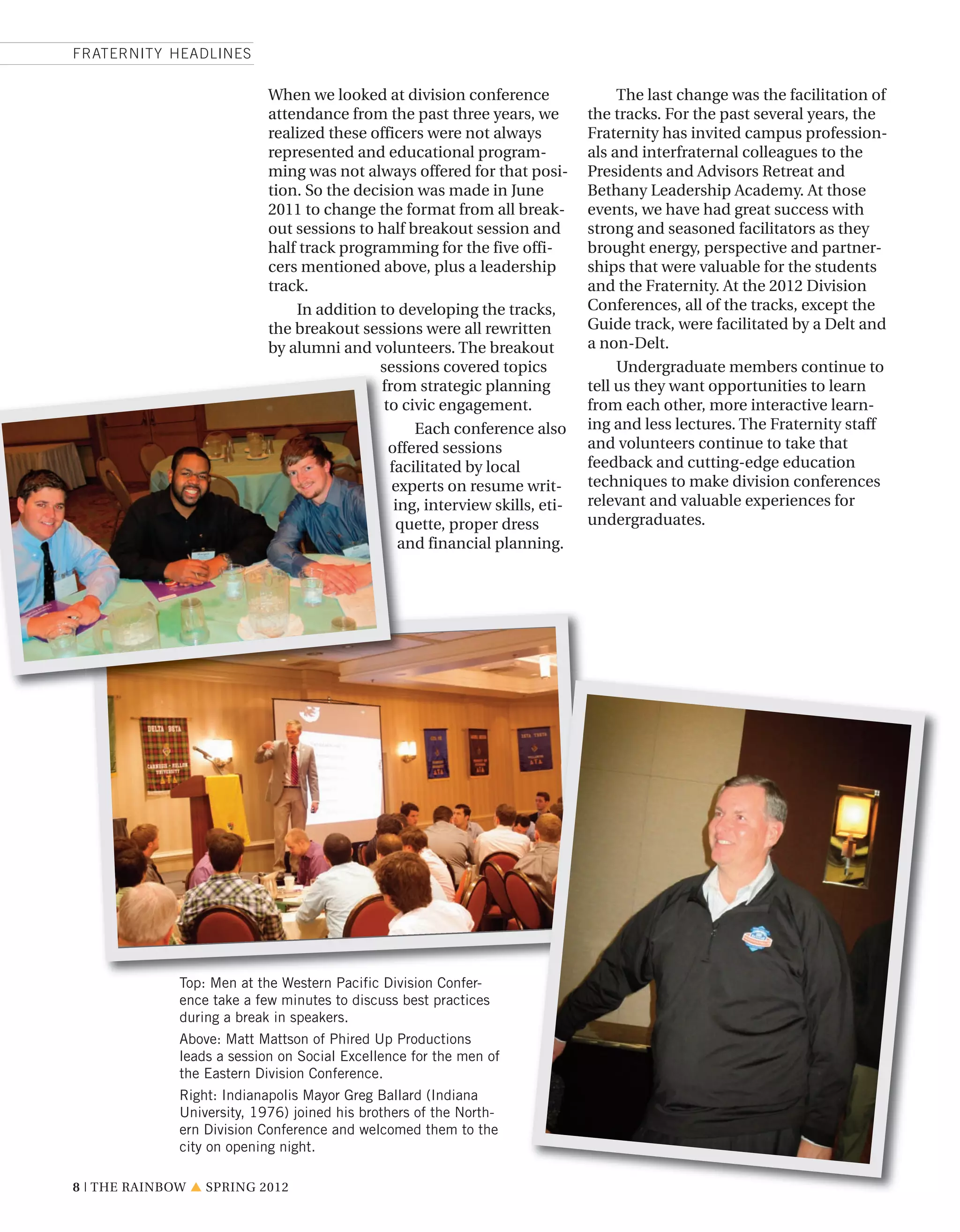 The Rainbow, Spring 2012 | PDF