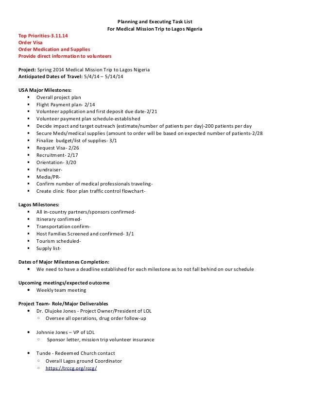 Mission Order Templates