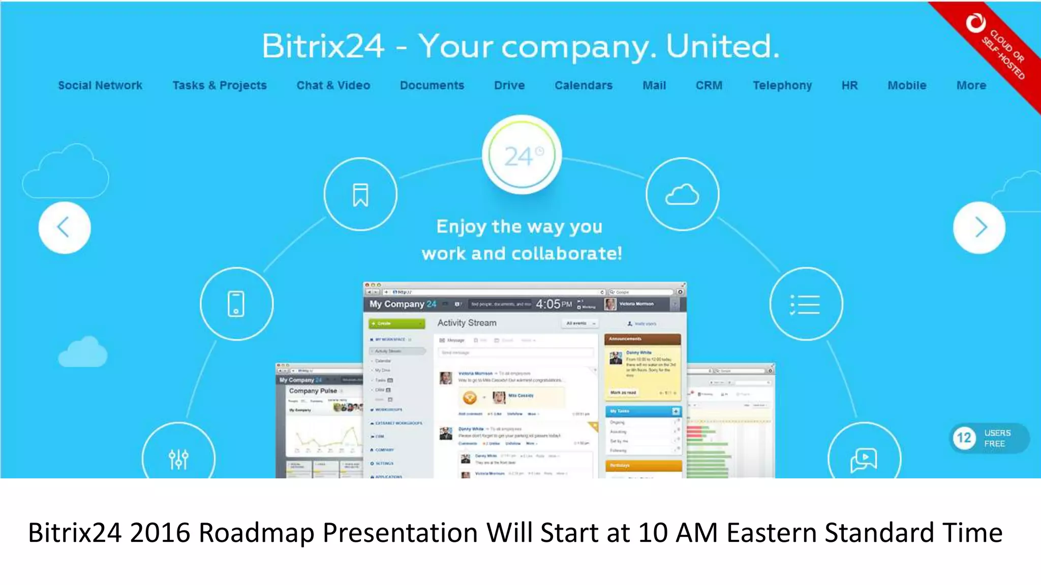 Bitrix24 Roadmap For 2016 | PPTX
