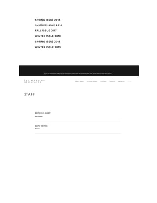 SPRING ISSUE 2021 | PDF