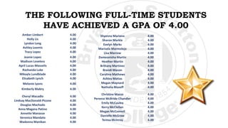 Bryant & Stratton College Dean's List & Academic Awards - Spring 2022 ...