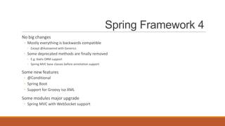 Spring 4 en spring data | PPTX