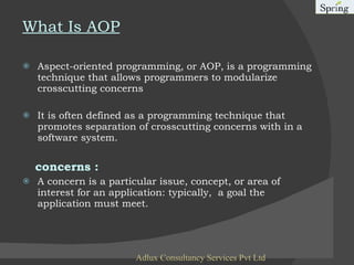 Spring AOP | PPT