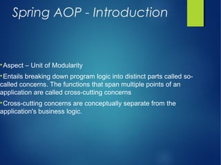 Spring AOP | PPT