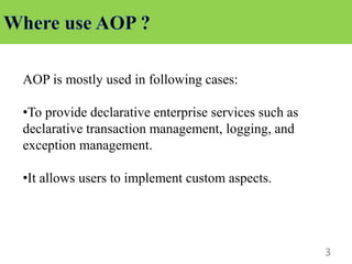 Spring AOP | PPT