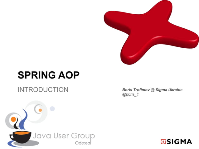 Spring AOP Introduction | PPTX