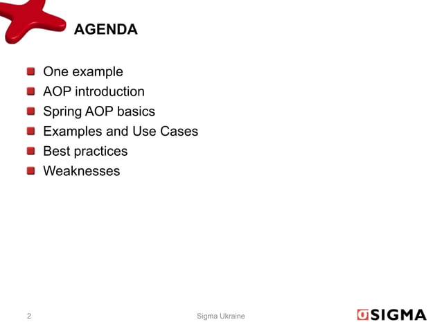 Spring AOP Introduction | PPTX